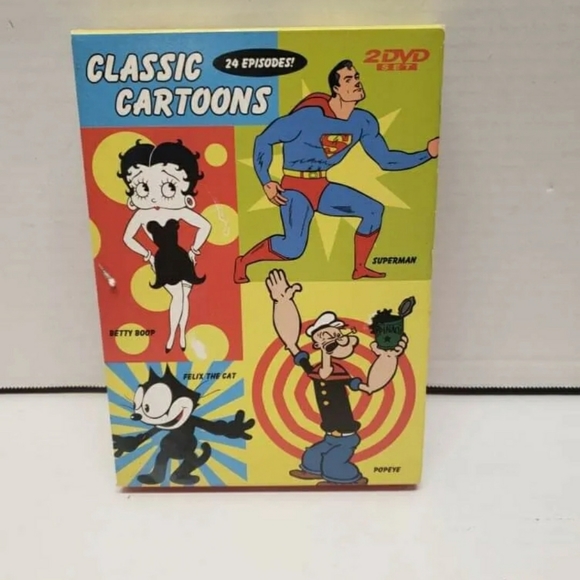 Classic Cartoons | Media | Classic Cartoons Dvd 2 Dvd Brand New | Poshmark